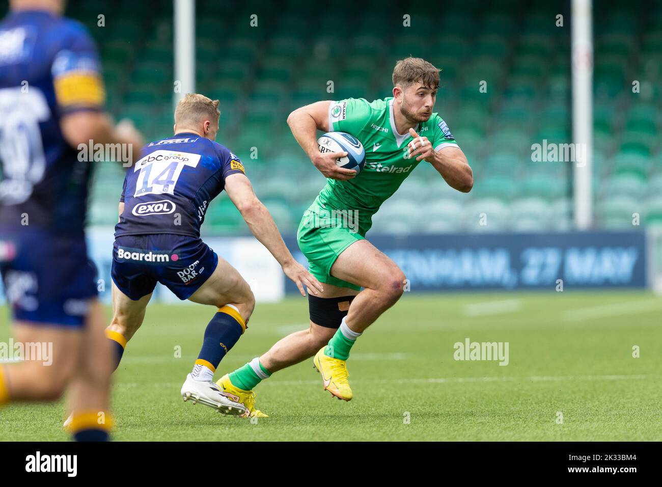 Ben stevenson of newcastle falcons hi-res stock photography and images ...