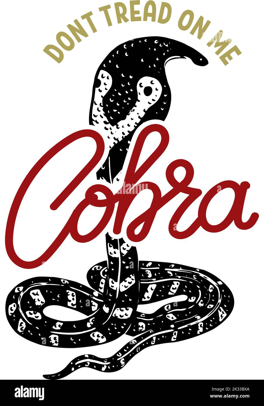 King cobra illustration hi-res stock photography and images - Alamy