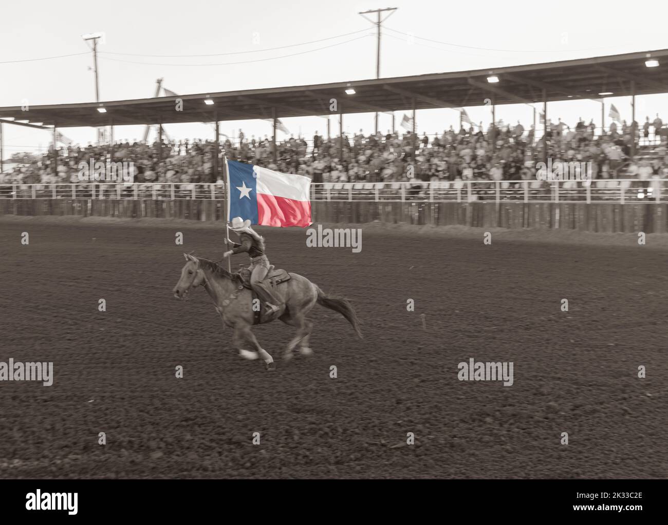 Cowboy riding horse rodeo town hi-res stock photography and images - Alamy
