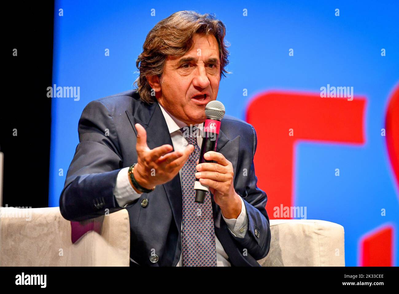 Trento, Italy. 24th Sep, 2022. Urbano Cairo, President of RCS ...