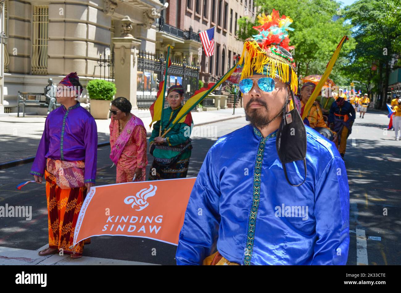 The participants marching in the streets of New York at the annual ...