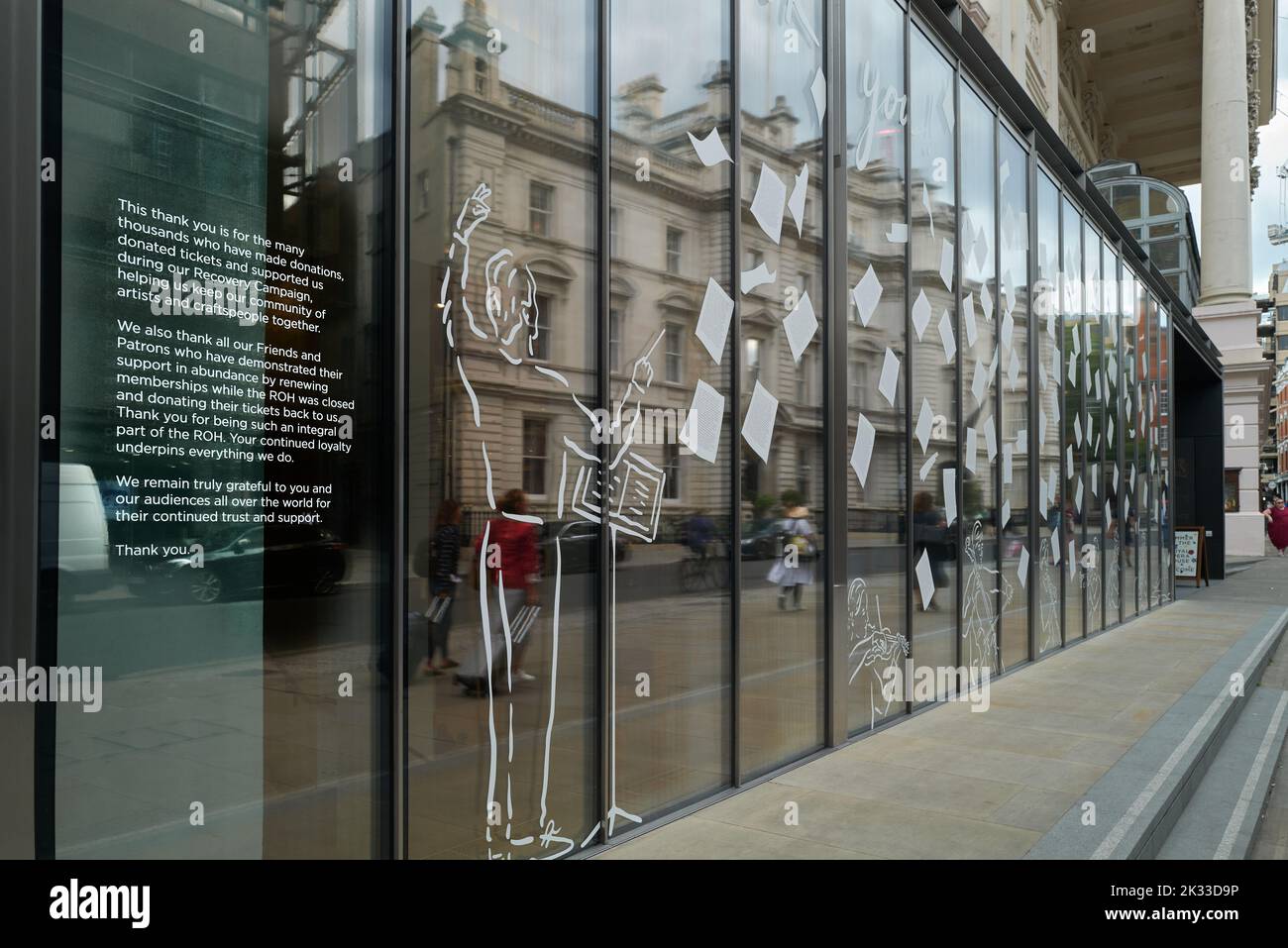 Thank you notes (to supporters of the ROH during the covid-19 epidemic ...