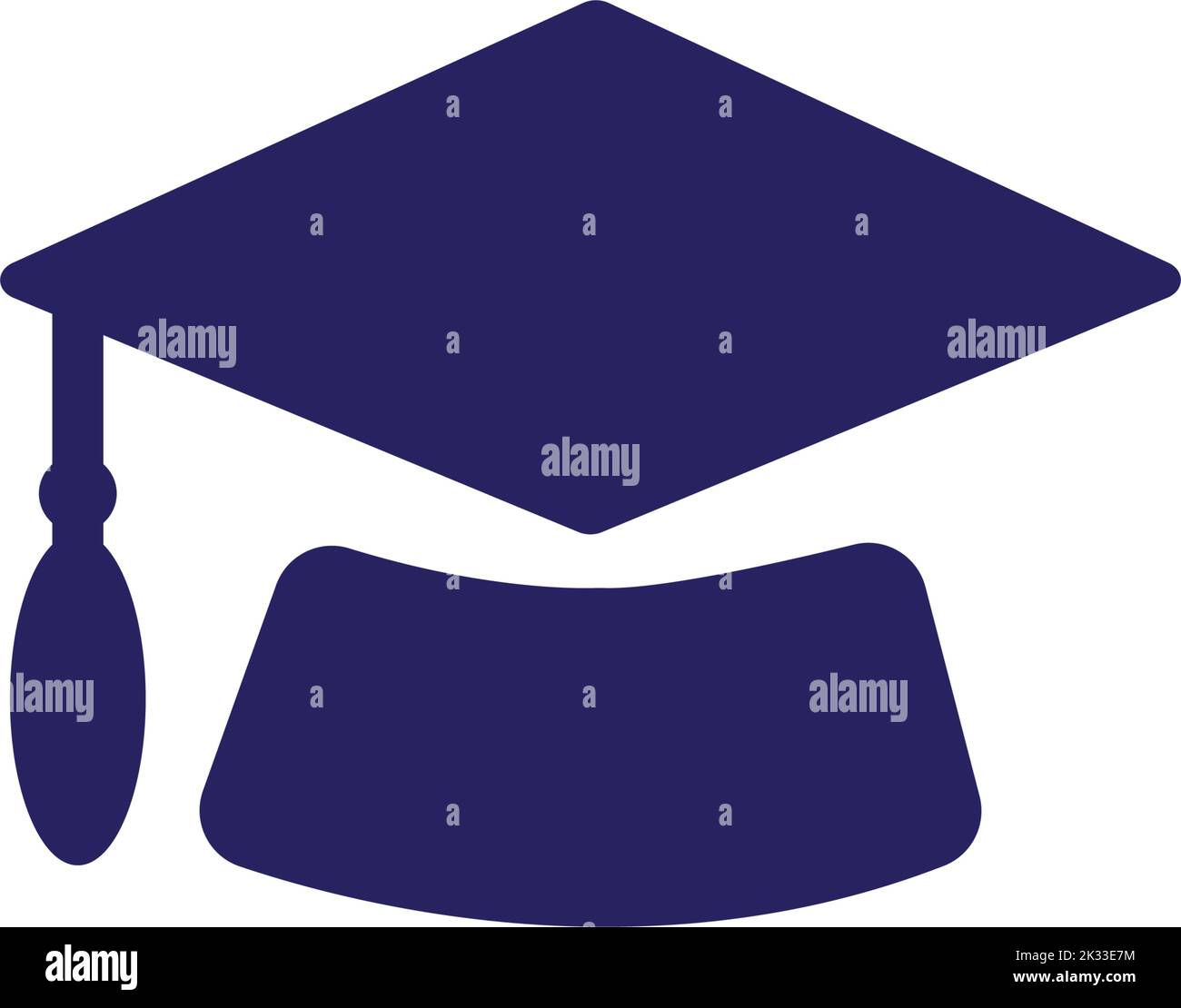 A toga cap icon stock vector image isolated on a white background Stock ...