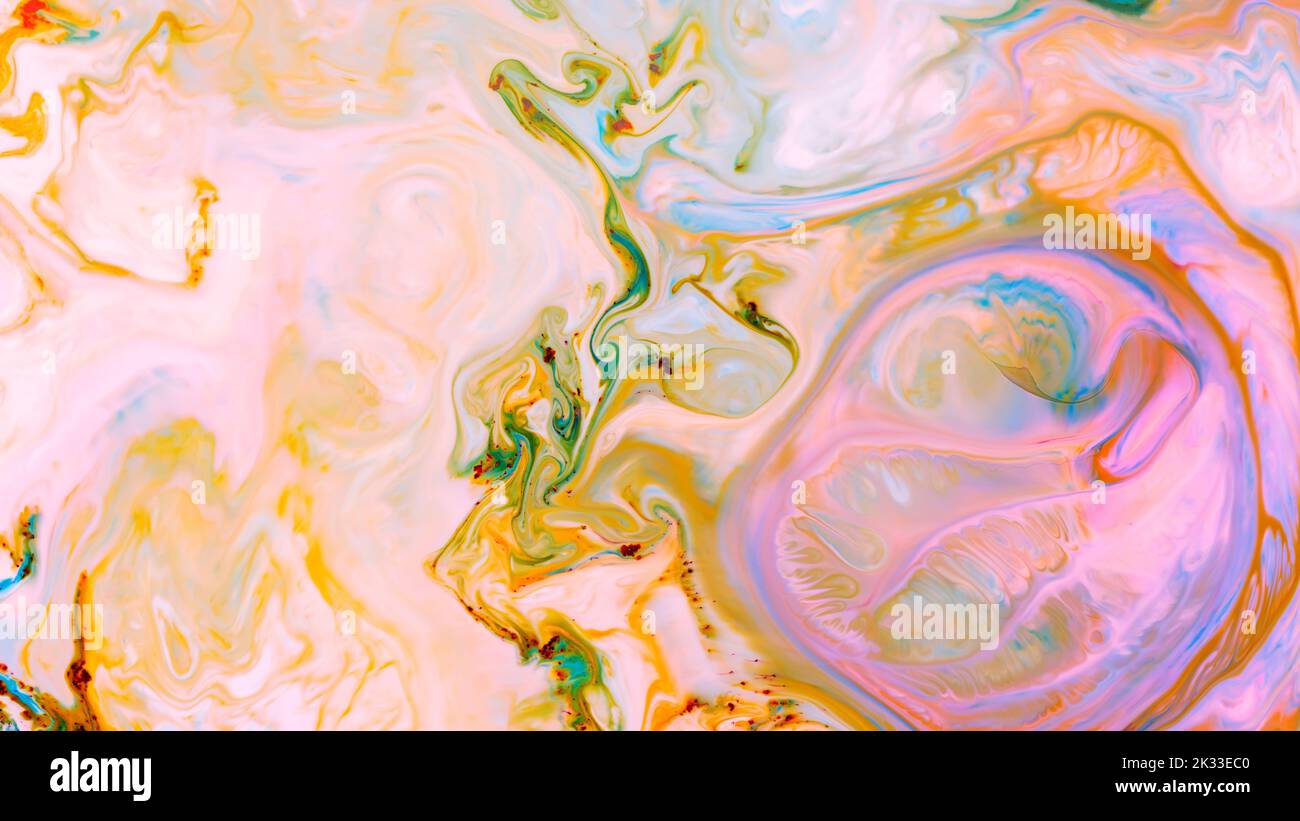 Abstract colorful background. Fluid art wallpaper, liquid vibrant ...