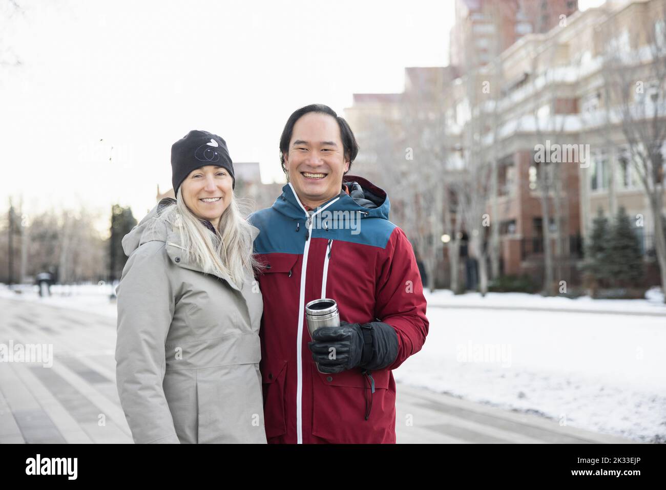 Portrait two coats hi-res stock photography and images - Alamy