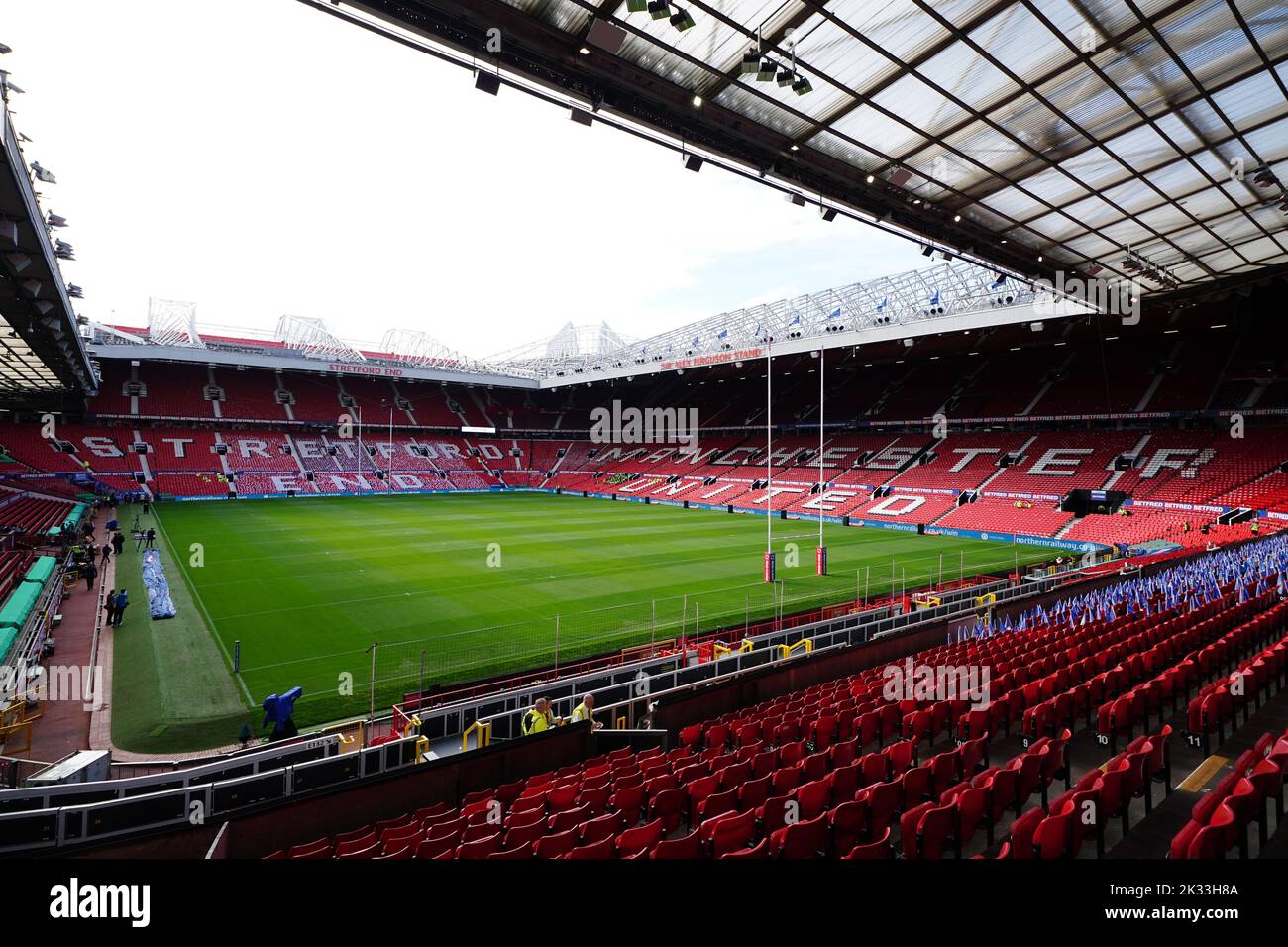 A view inside the ground before the Betfred Super League Grand Final at ...