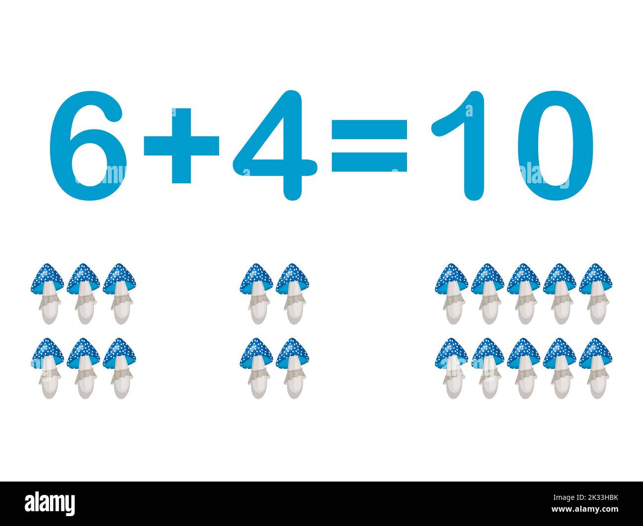 Addition components. Mathematical formula addend plus addend equals sum ...