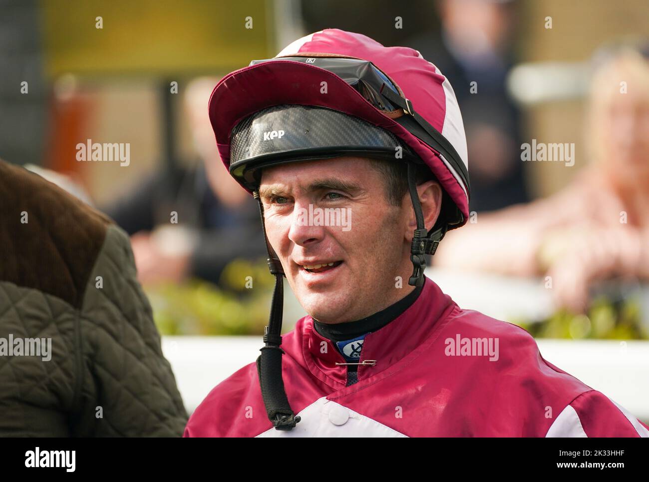 Jockey Gary Carroll following victory with Gordon Bennett on day one of ...