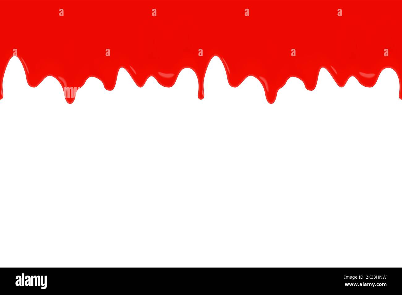 Red blood or paint dripping banner or border Stock Vector Image & Art ...