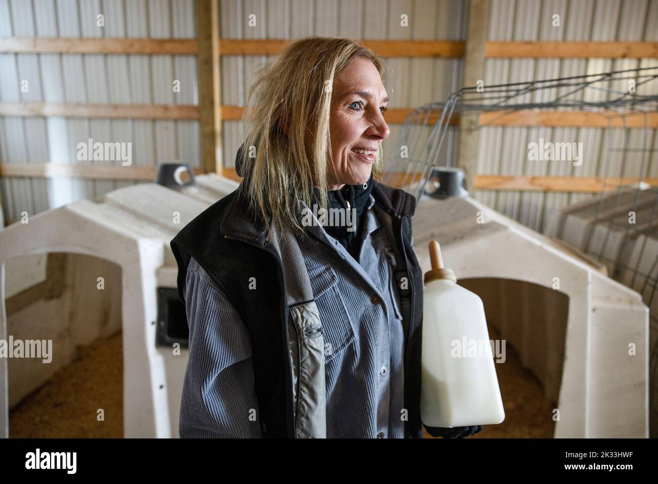 Milk carrying hi-res stock photography and images - Alamy