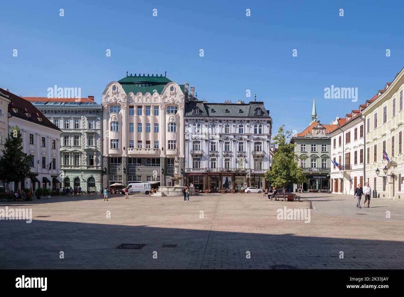 The Old Town Square with beautiful historic buildings Stock Photo - Alamy