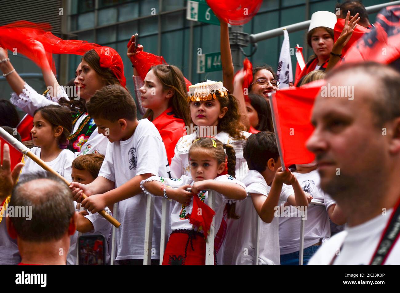 The participants of the 37th Annual NYC Immigrants Parade celebrating ...