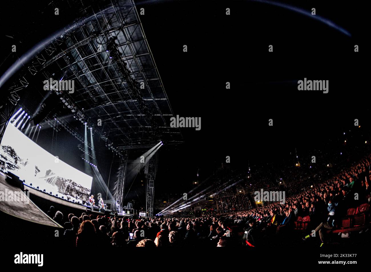 Verona Italy 22 September 2022 2Cellos - Stjepan Hauser and Luka Šulić ...