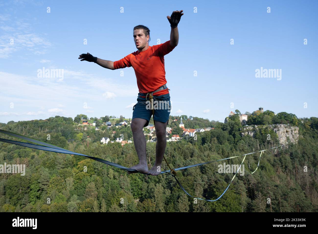 Runner at height hi-res stock photography and images - Alamy