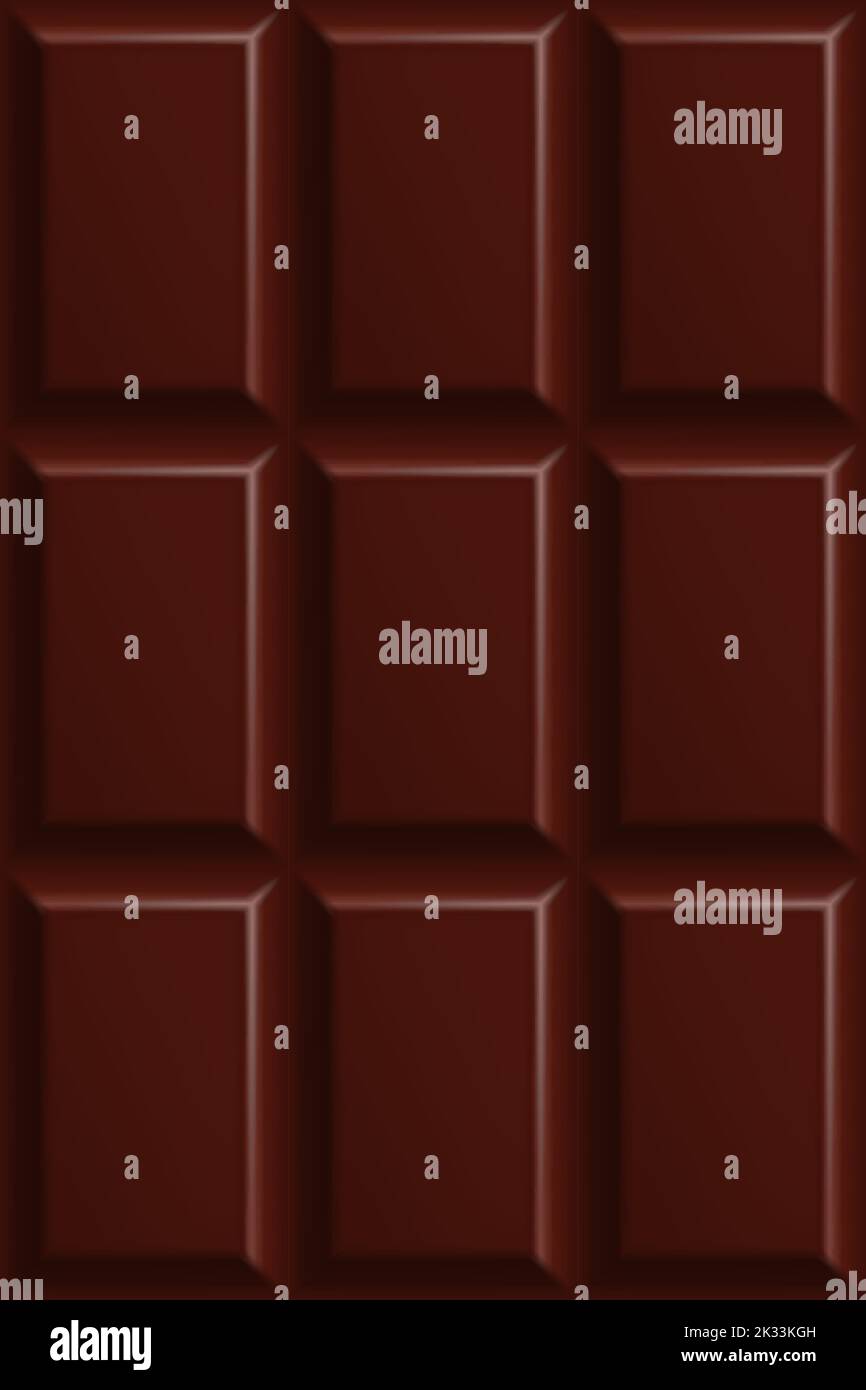 Tile milk chocolate view Stock Vector Images - Alamy