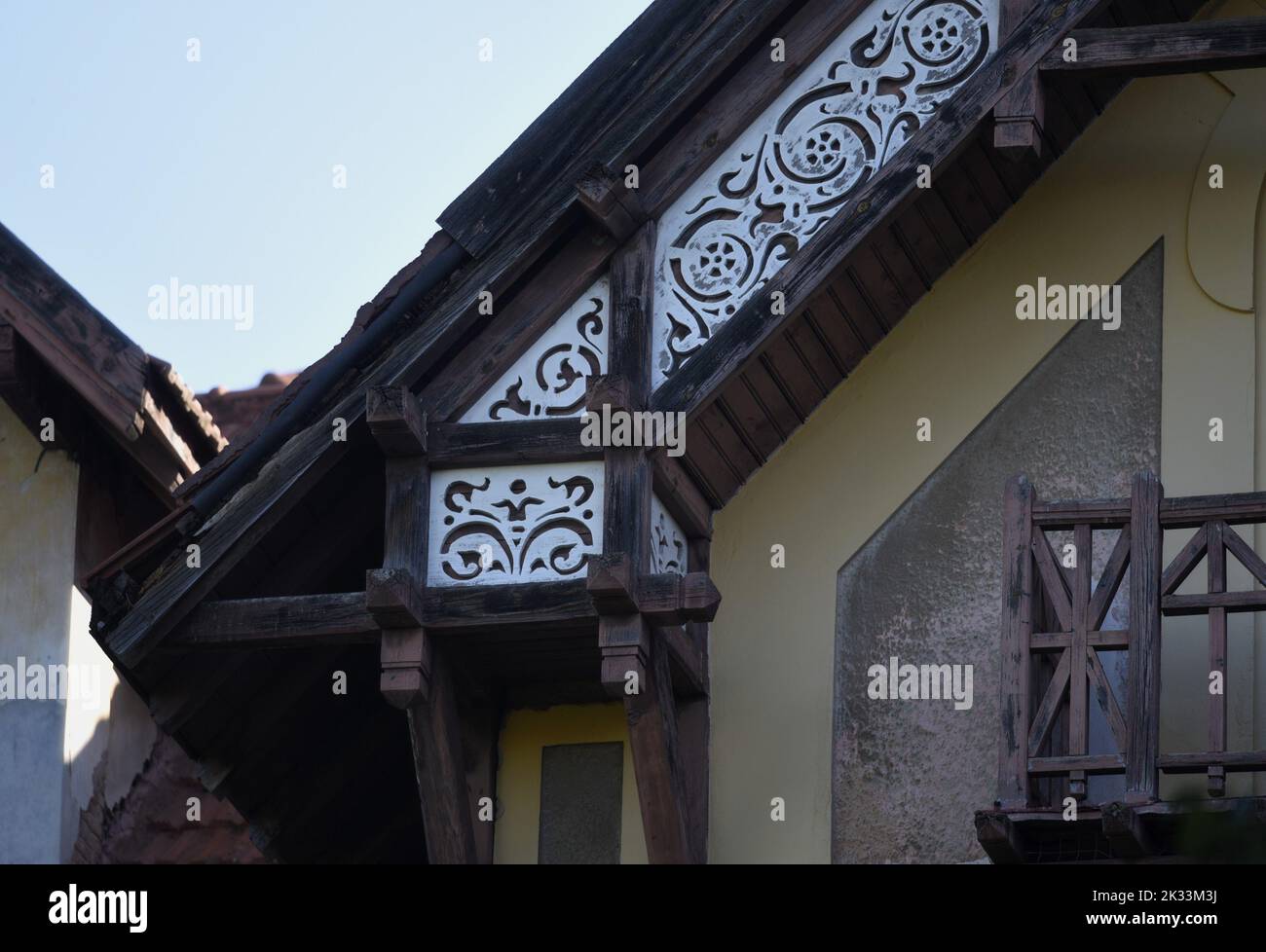 Scenic facade view of Emmanuel Benakis mansion a historic Greco-Swiss ...