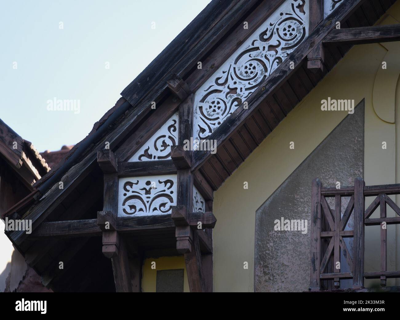 Scenic facade view of Emmanuel Benakis mansion a historic Greco-Swiss ...
