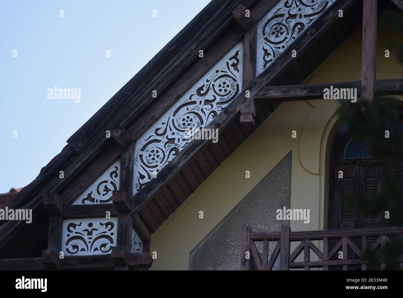 Scenic facade view of Emmanuel Benakis mansion a historic Greco-Swiss ...