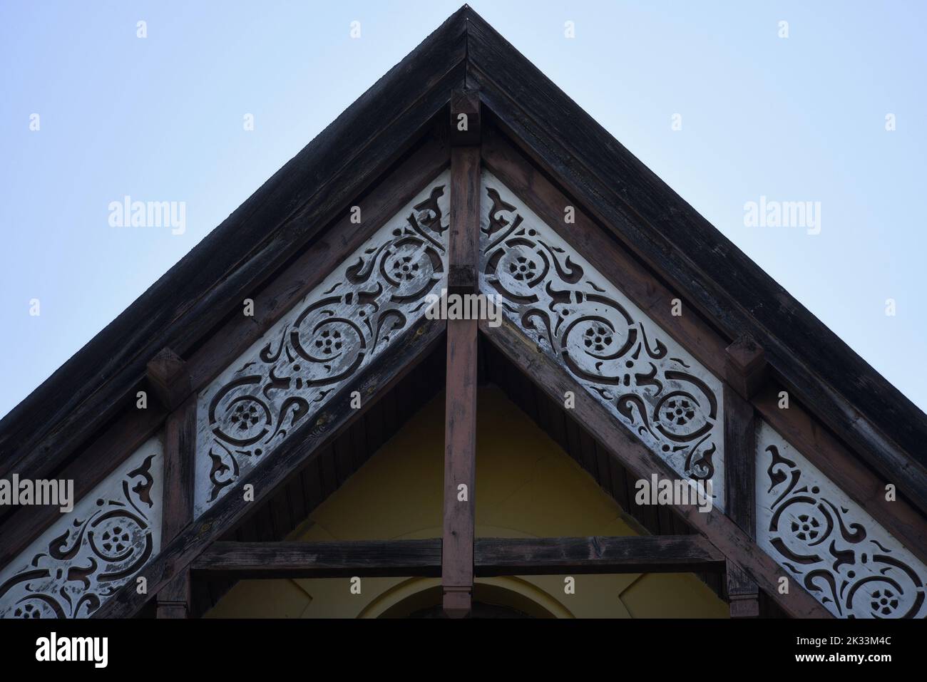 Scenic facade view of Emmanuel Benakis mansion a historic Greco-Swiss ...