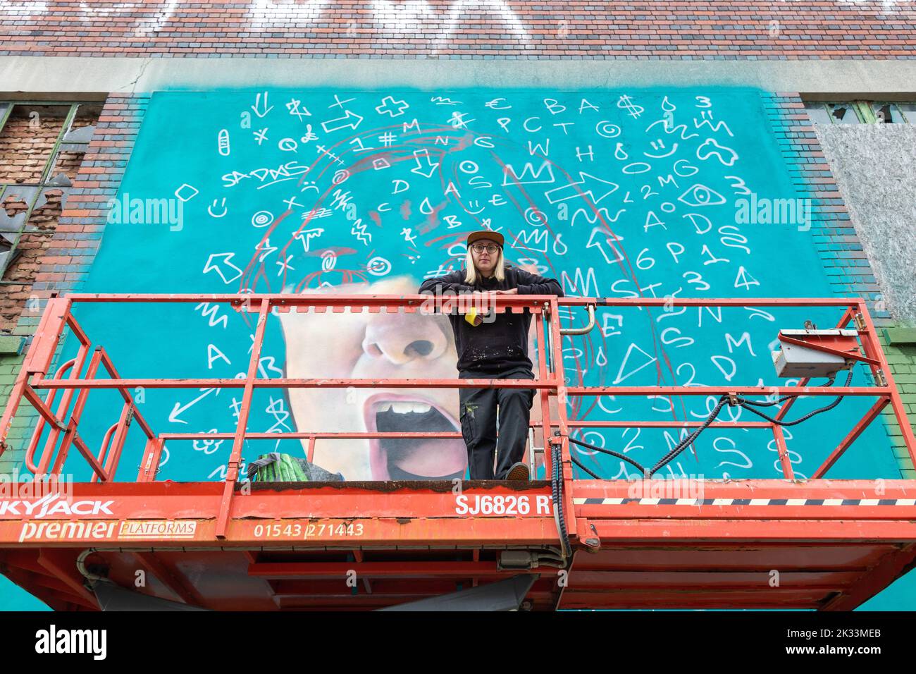 Birmingham, UK. 24th Sep, 2022. Lucy Daniel Illustration with her ...
