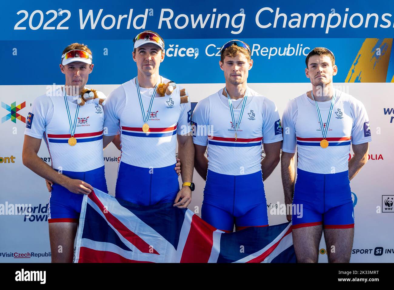 Racice, Czech Republic. 24th Sep, 2022. Winners William Stewart, Samuel ...