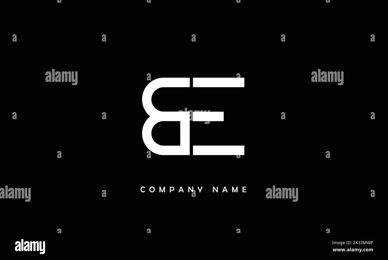 BE, EB Abstract Letters Logo Monogram Stock Vector Image & Art - Alamy