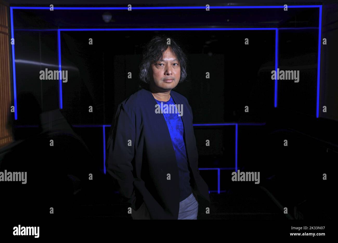 Filmmaker Scud (Danny Cheng Wan-Cheung) photographed in Jordan. 09SEP22 ...