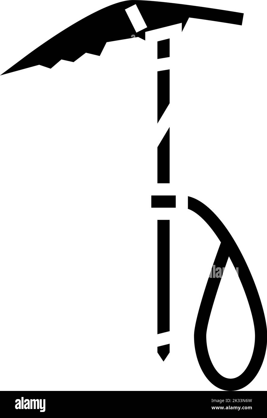 Ice axe hand Stock Vector Images - Alamy