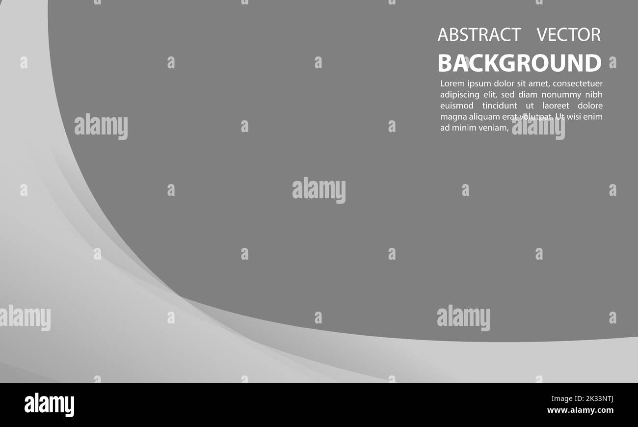 An abstract gray vector background with sample text Stock Vector Image ...