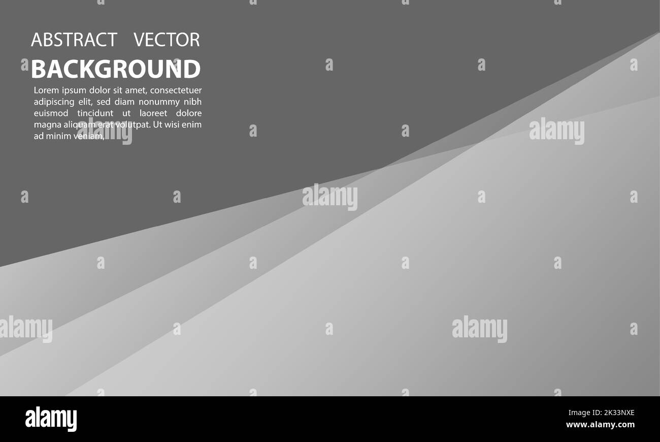 An abstract gray vector background with sample text Stock Vector Image ...