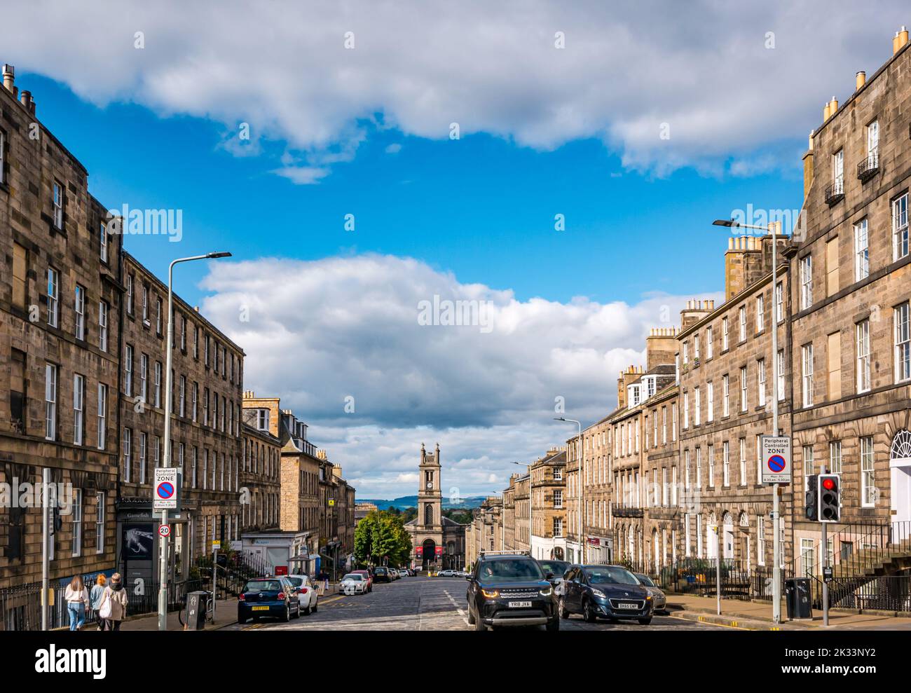 St Stephen's Church in the New Town, Stockbridge, seen from Frederick ...