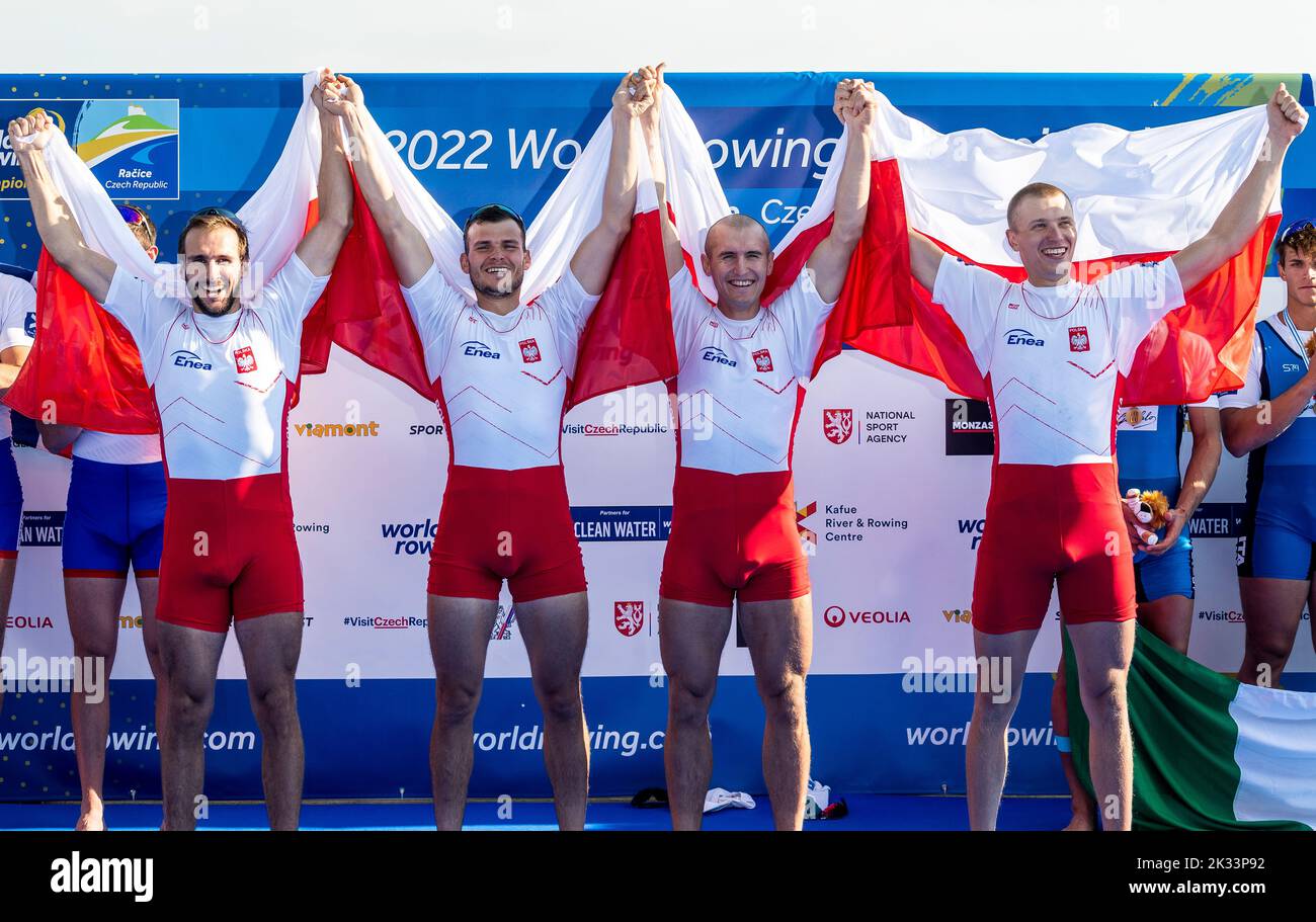 Racice, Czech Republic. 24th Sep, 2022. From left, Dominik Czaja ...