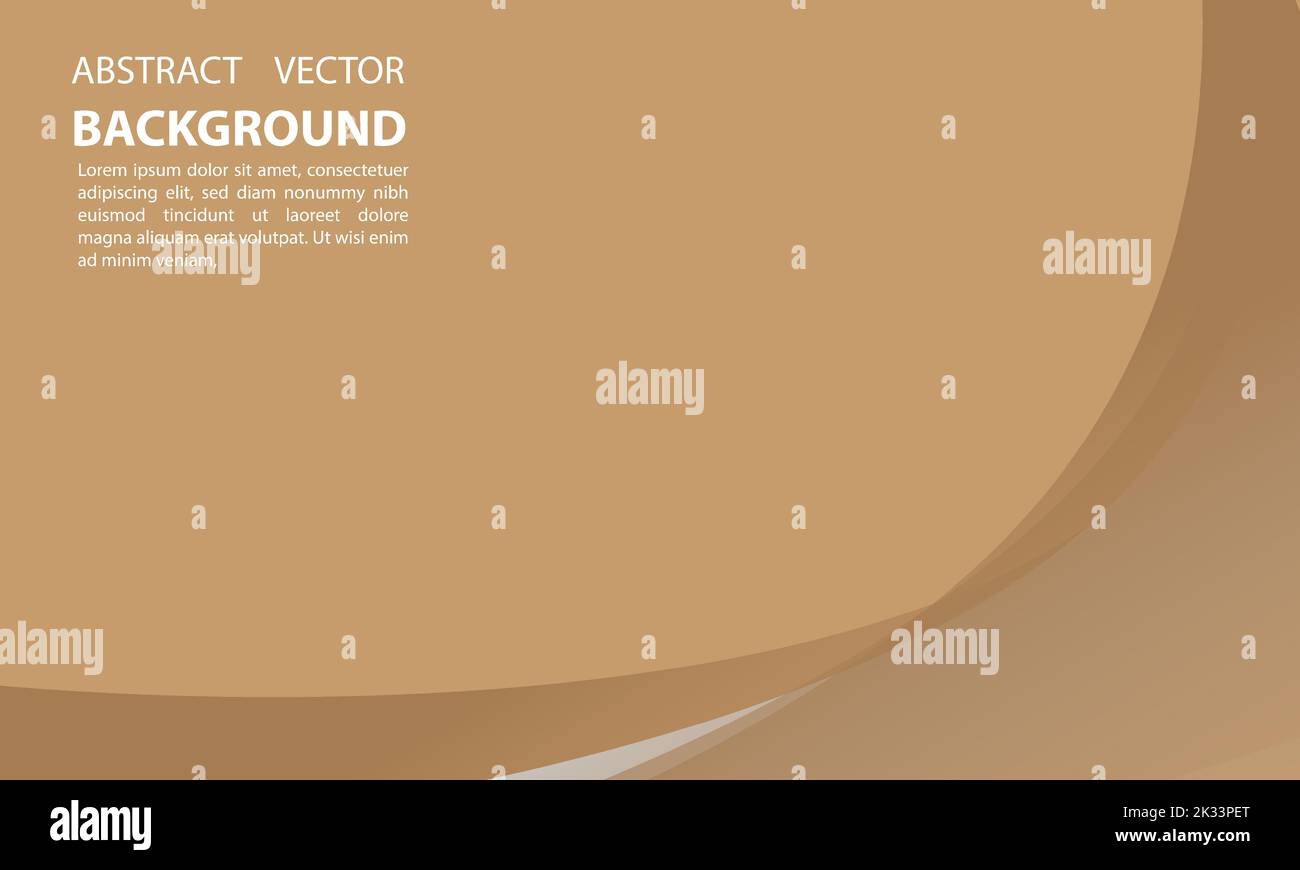 An abstract beige vector background with sample text Stock Vector Image ...