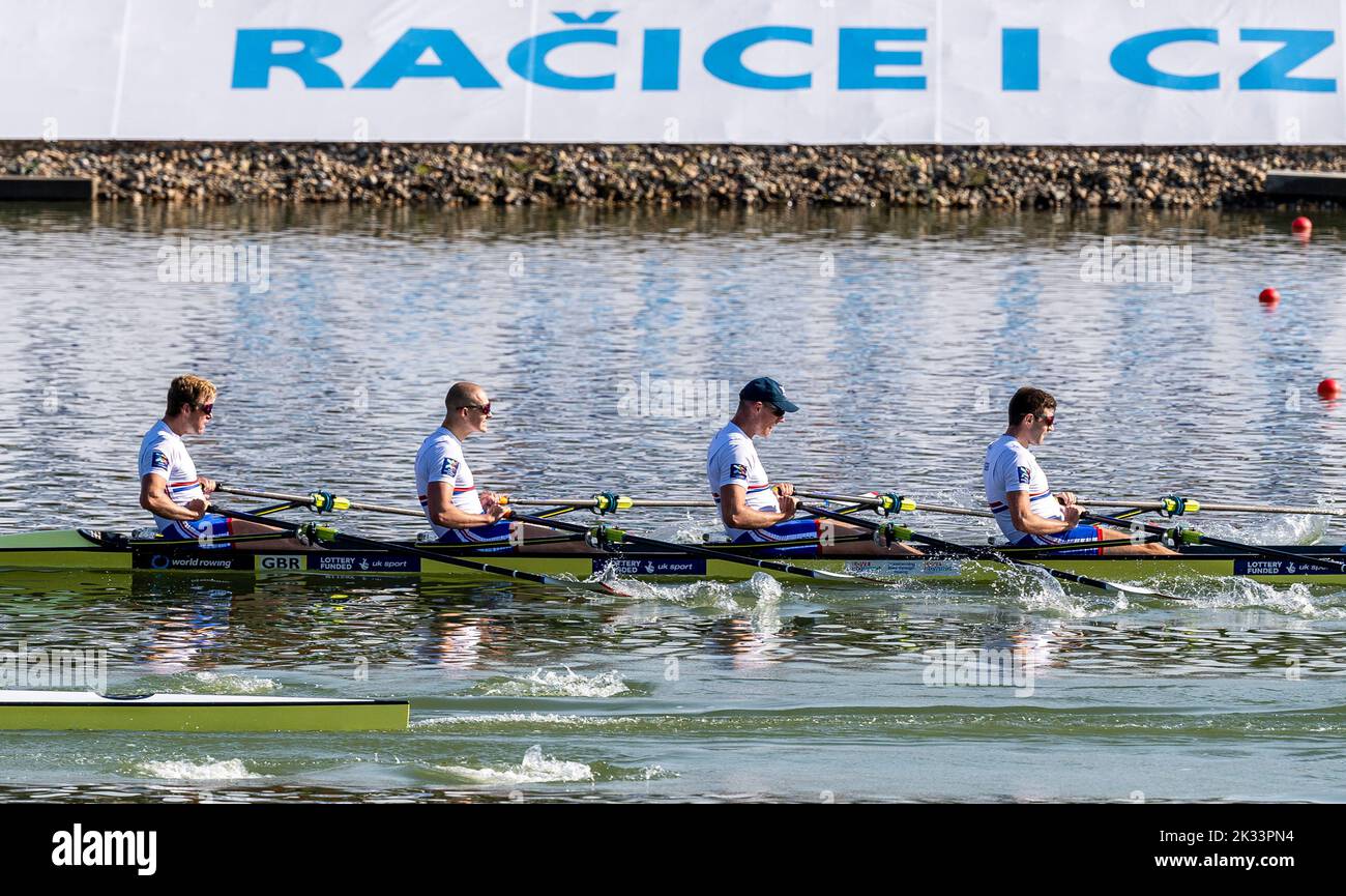 Racice, Czech Republic. 24th Sep, 2022. Harry Leask, George Bourne ...