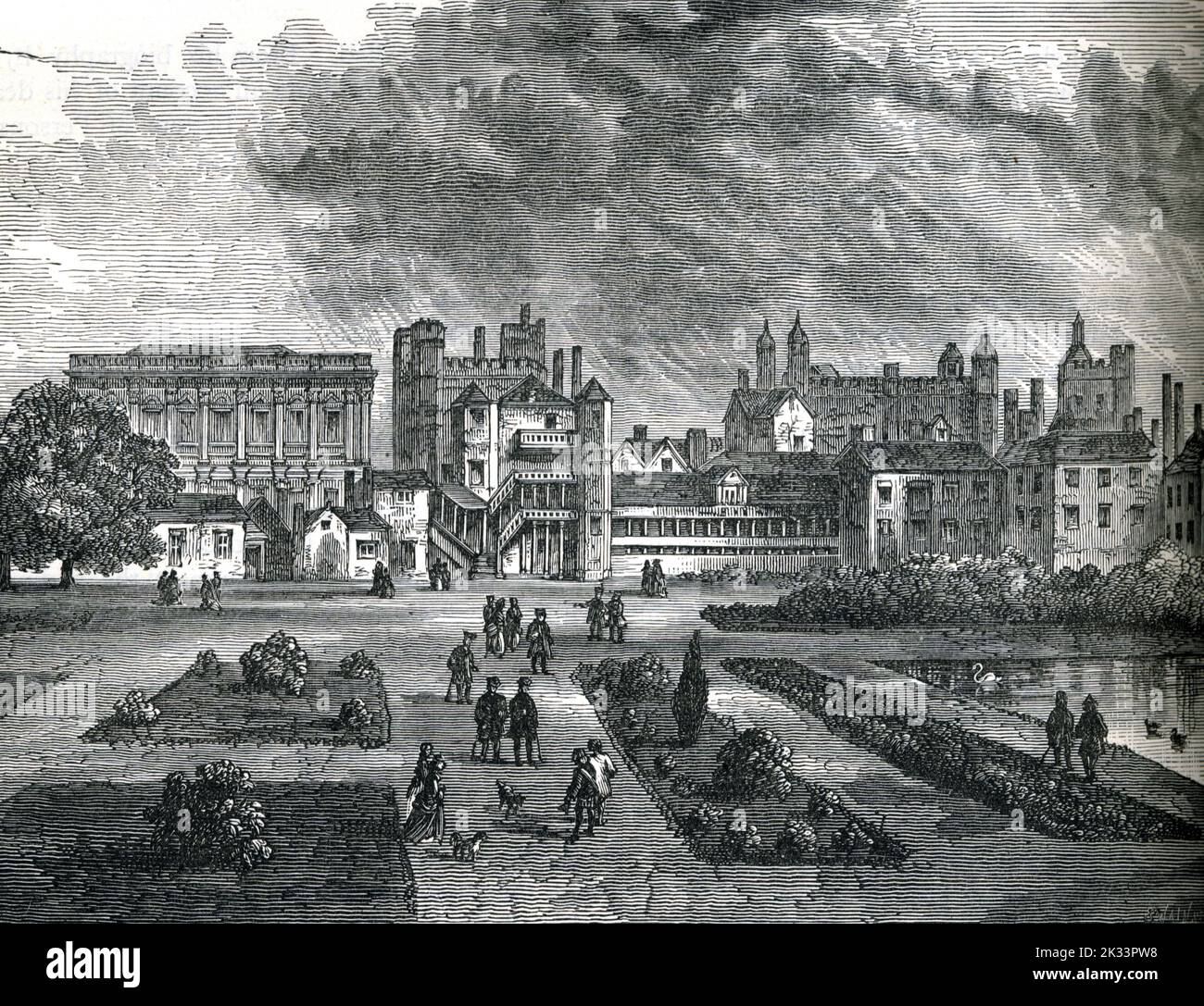 London 19th century illustration Stock Photo - Alamy