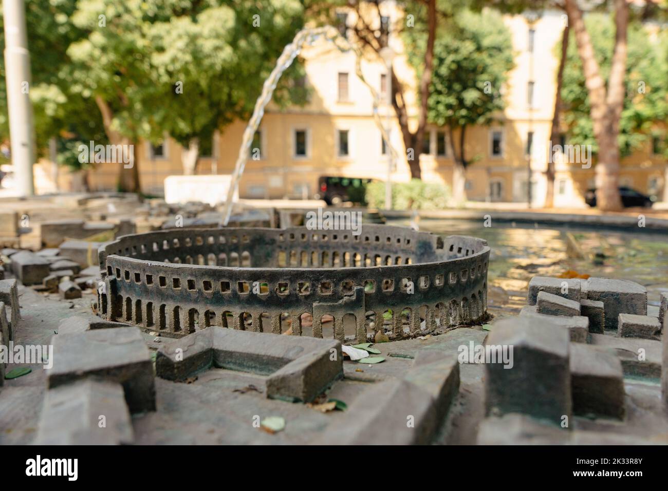 An architectural monument Coliseum of Ancient Rome Stock Photo - Alamy