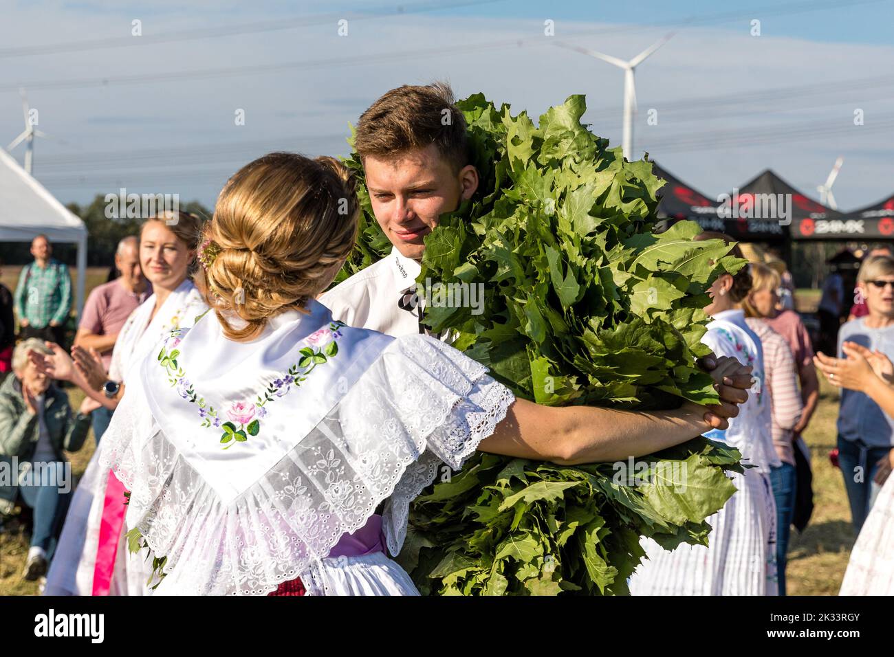 Neu Zauche, Germany. 24th Sep, 2022. Martin Hoffmann and Elli Trebe ...