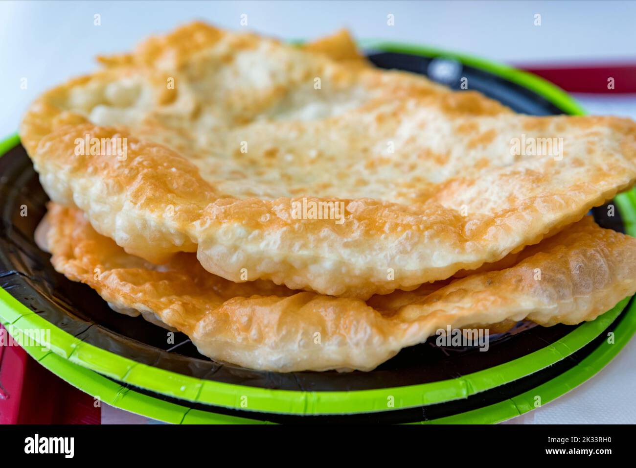 Close up Chebureki traditional dish of many turkic and mongolian people ...