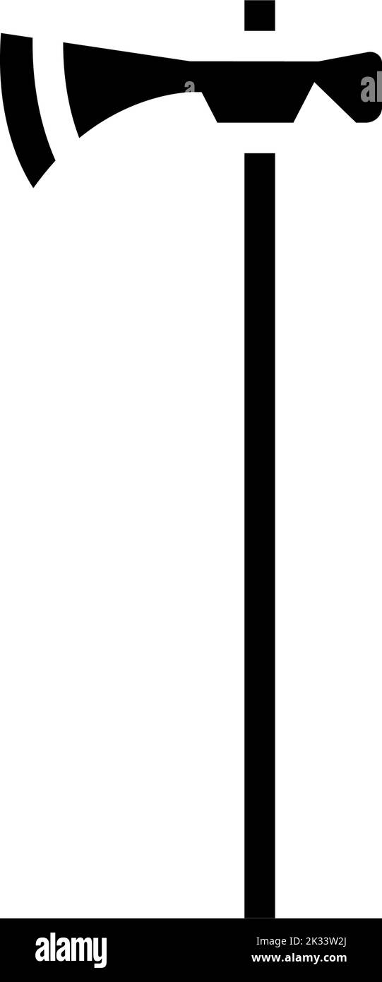 tomahawk weapon glyph icon vector illustration Stock Vector Image & Art ...