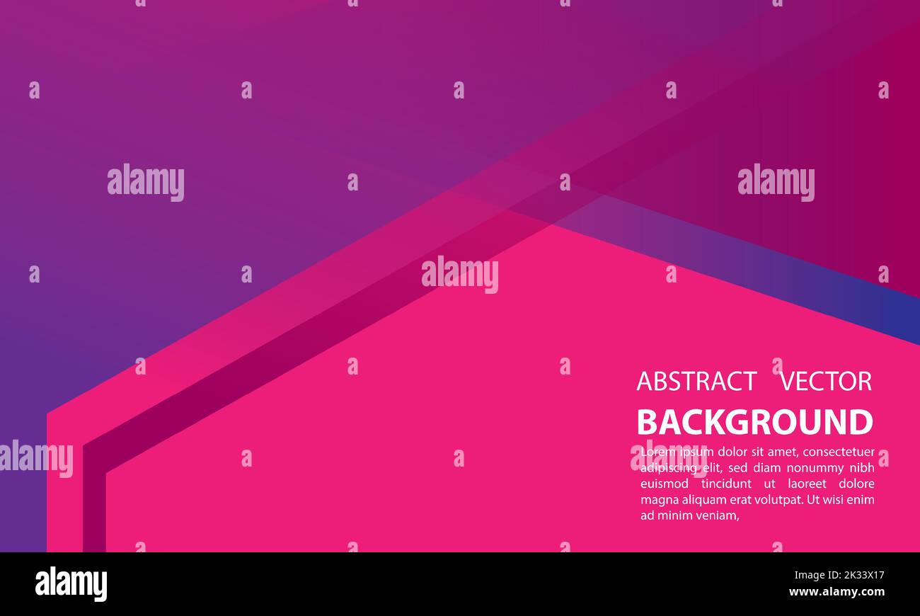 An abstract purple and pink vector background with sample text Stock ...