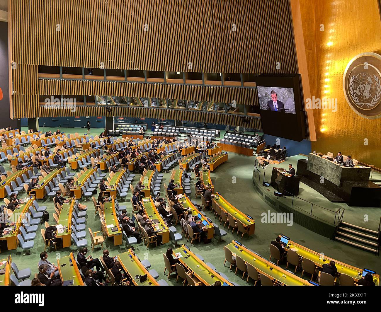 New York City, United States. 24th Sep, 2022.Chinese State Councilor ...