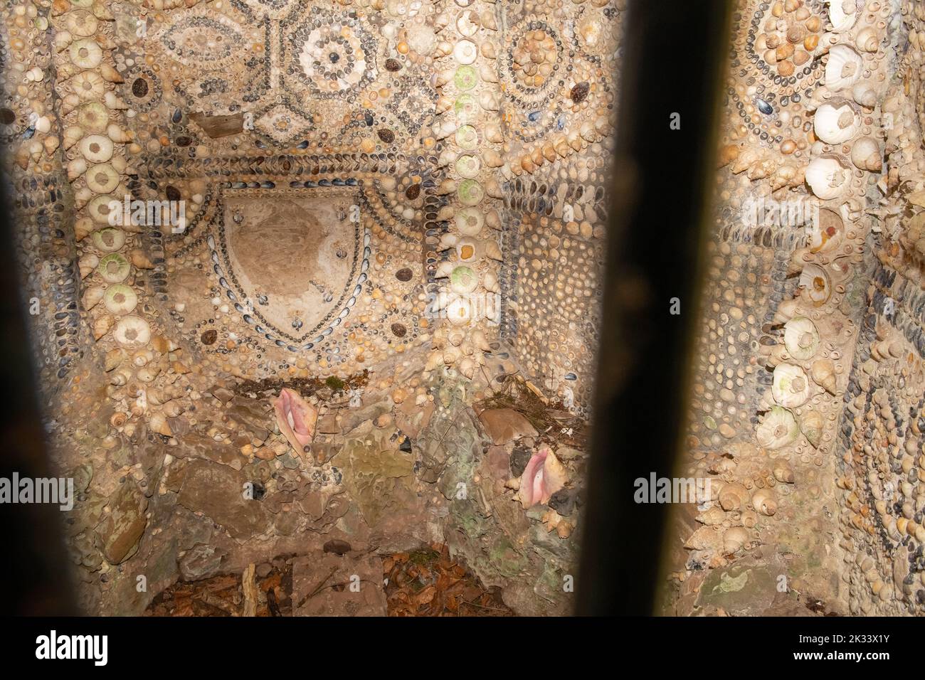 Shell House, Dunnottar Woods, Stonehaven, Aberdeenshire, Scotland, UK ...
