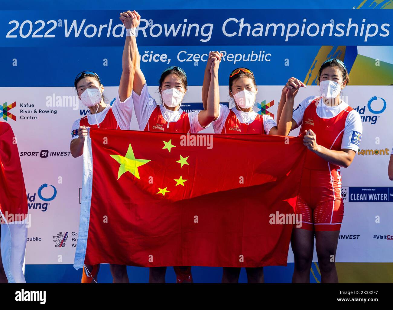 Racice, Czech Republic. 24th Sep, 2022. Yunxia Chen, Ling Zhang, Yang ...
