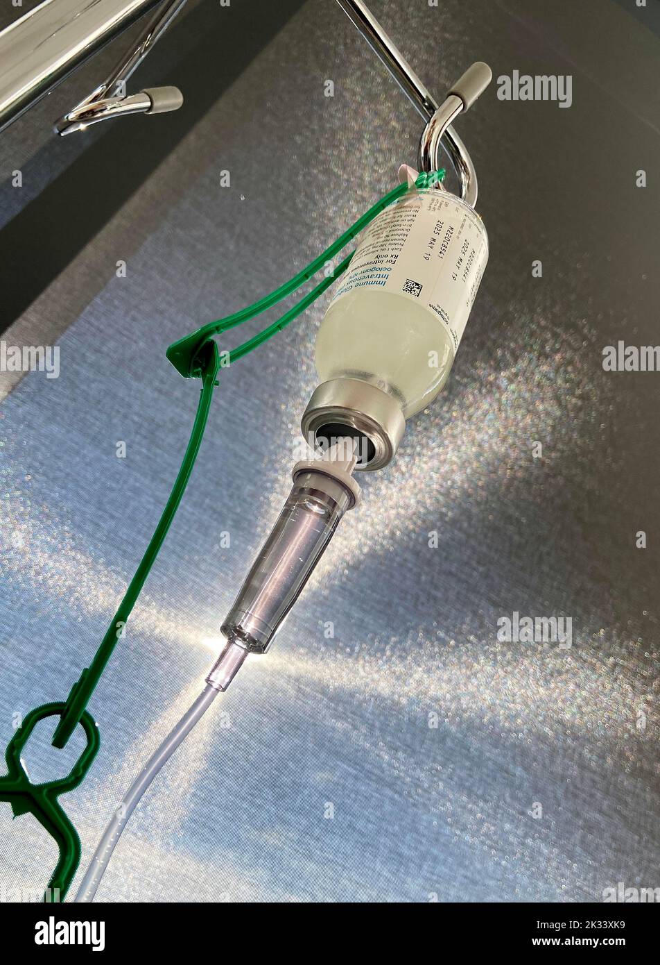 Dubuque, Iowa, USA. 21st Sep, 2022. Immune Globulin Intravenous is used ...