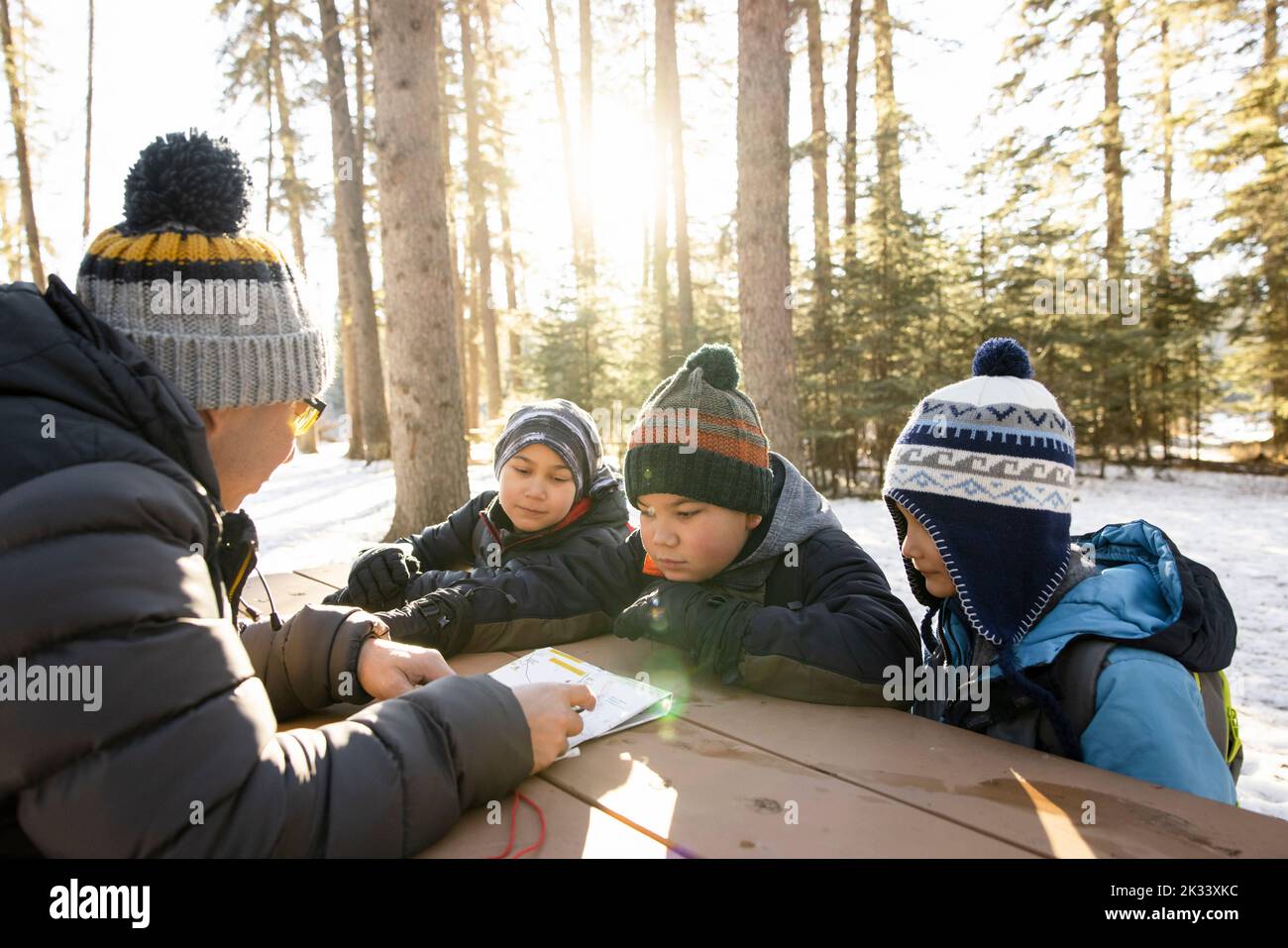 Child map forest hi-res stock photography and images - Alamy