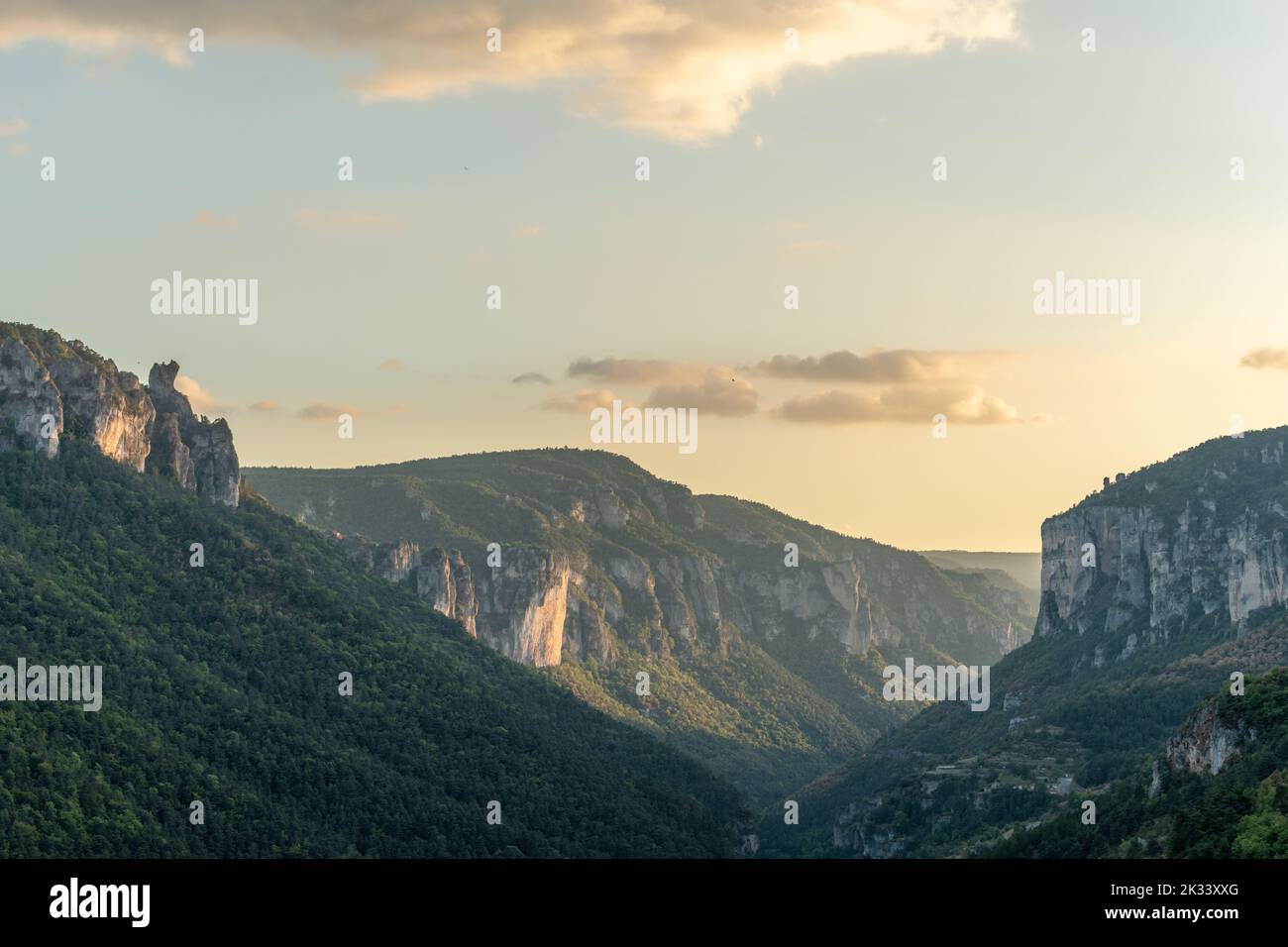Jonte Gorges in the Cevennes National Park. Unesco World Heritage. Le ...