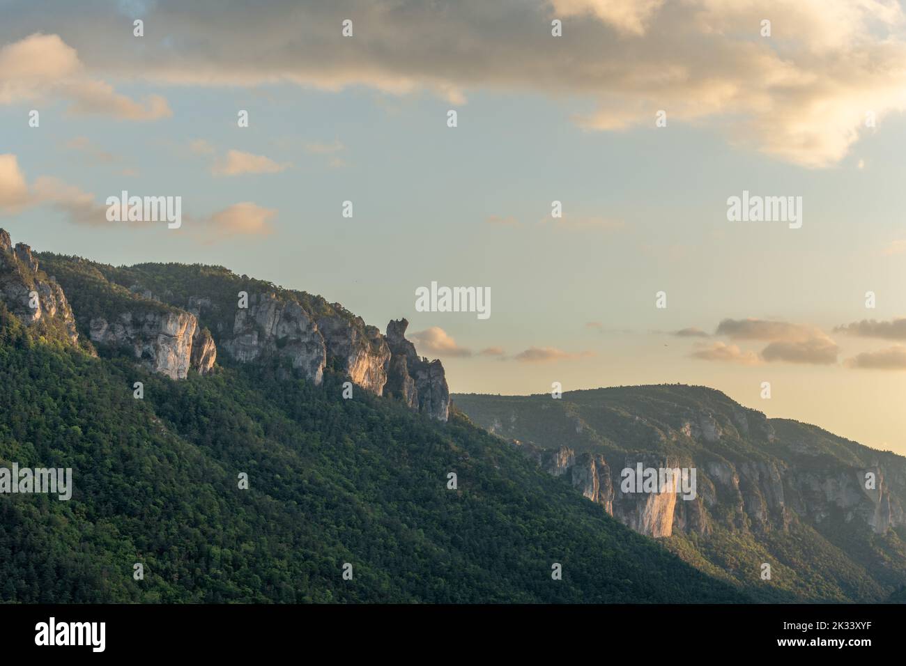 Jonte Gorges in the Cevennes National Park. Unesco World Heritage. Le ...