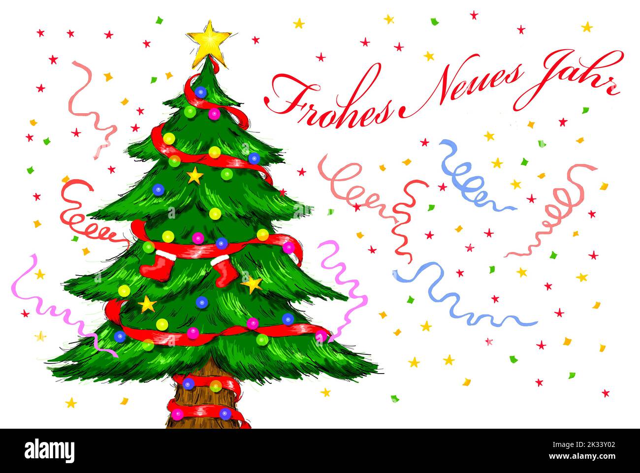 German Christmas Tree Clip Art