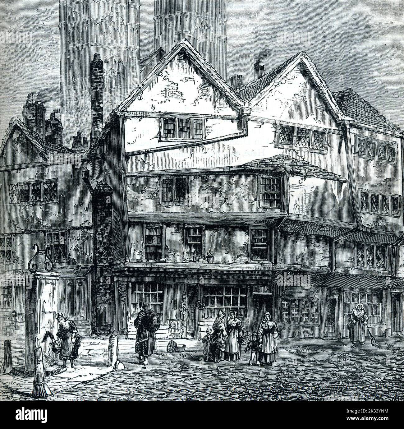London 19th century illustration Stock Photo - Alamy