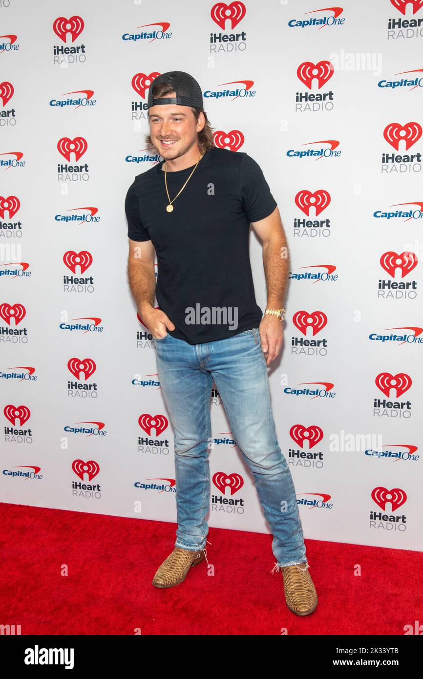 Las Vegas, USA. 23rd Sep, 2022. Morgan Wallen arrives at the ...